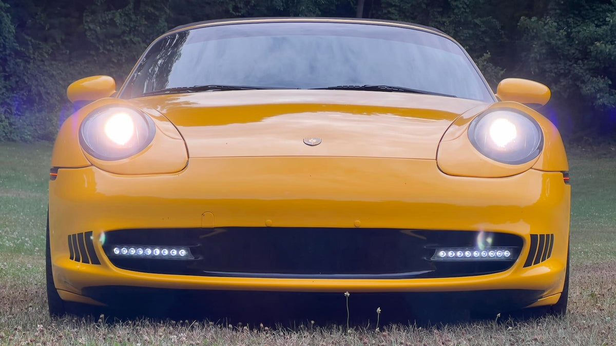 Porsche 986 / 996 mk1 Headlight Conversion Covers without Turn Signal ...